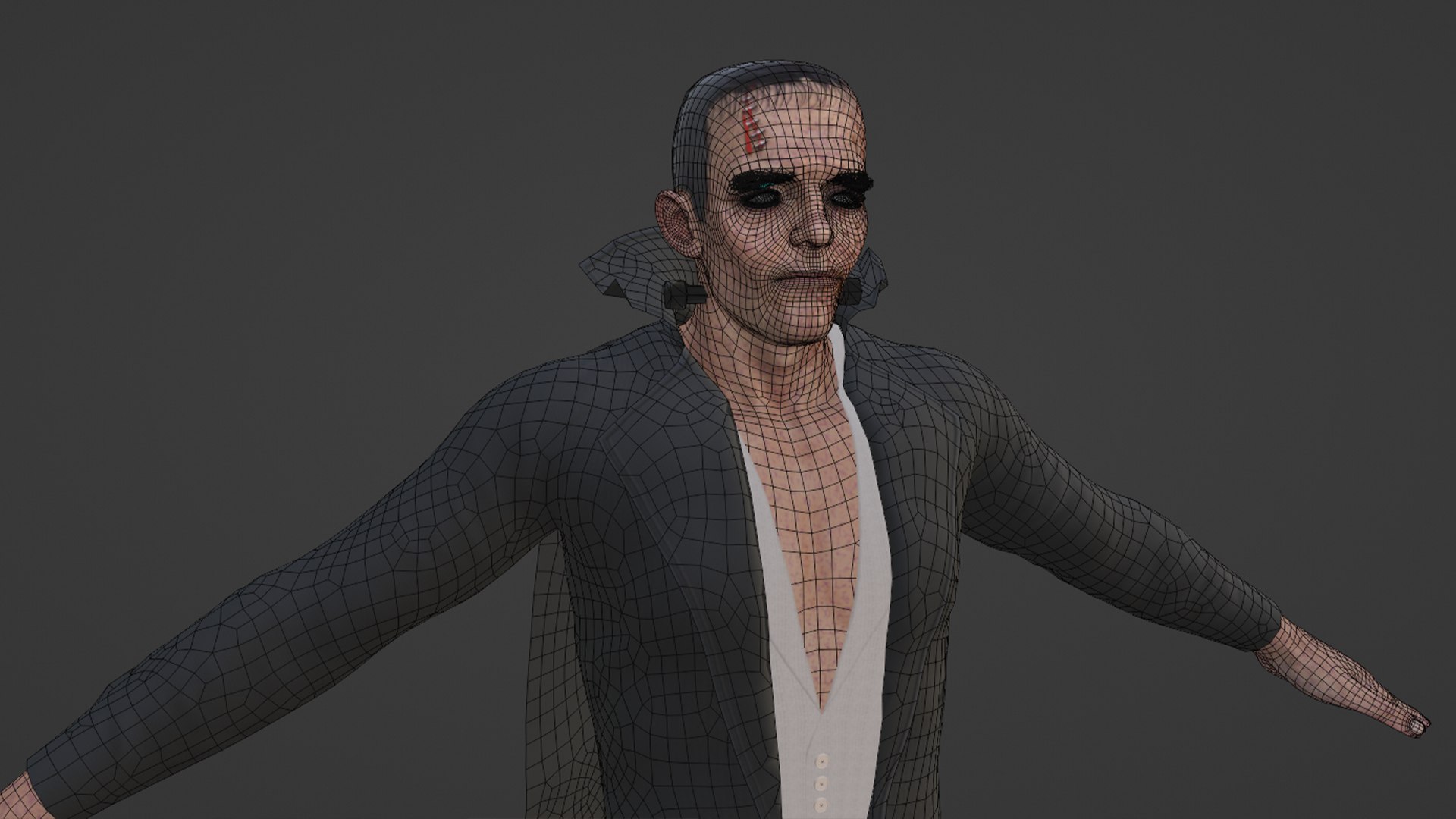 Realistic Rigged Terrible Frankenstein Man Character 3D Model Model ...
