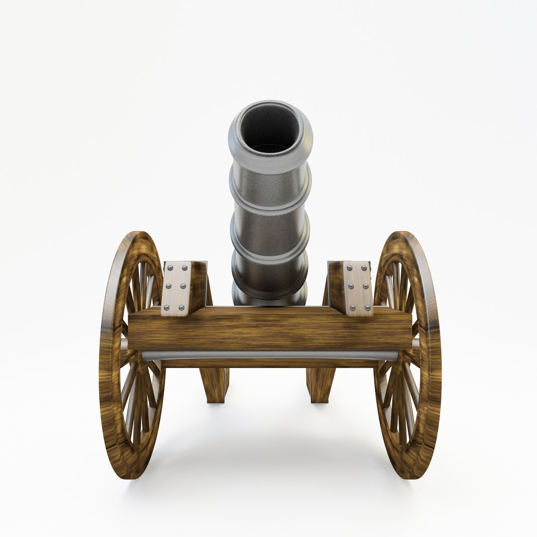 3D Cannon Model - TurboSquid 1468184