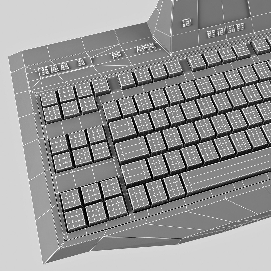 3d Model Gaming Keyboard Logitech G510