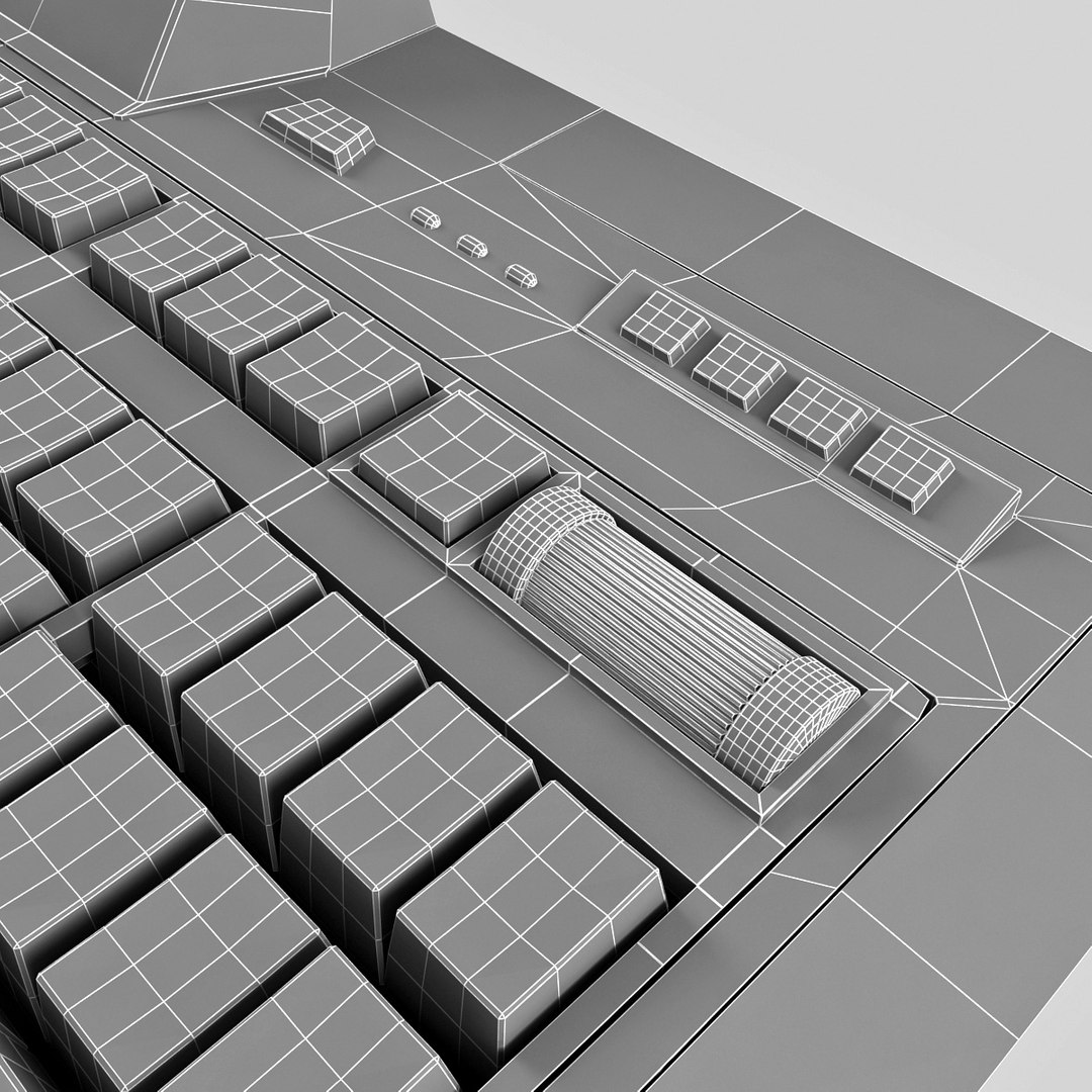 3d Model Gaming Keyboard Logitech G510