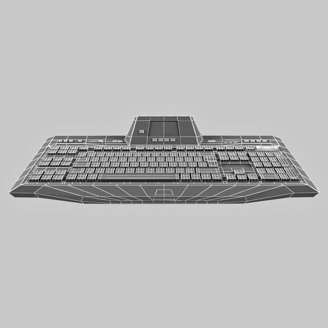 3d Model Gaming Keyboard Logitech G510