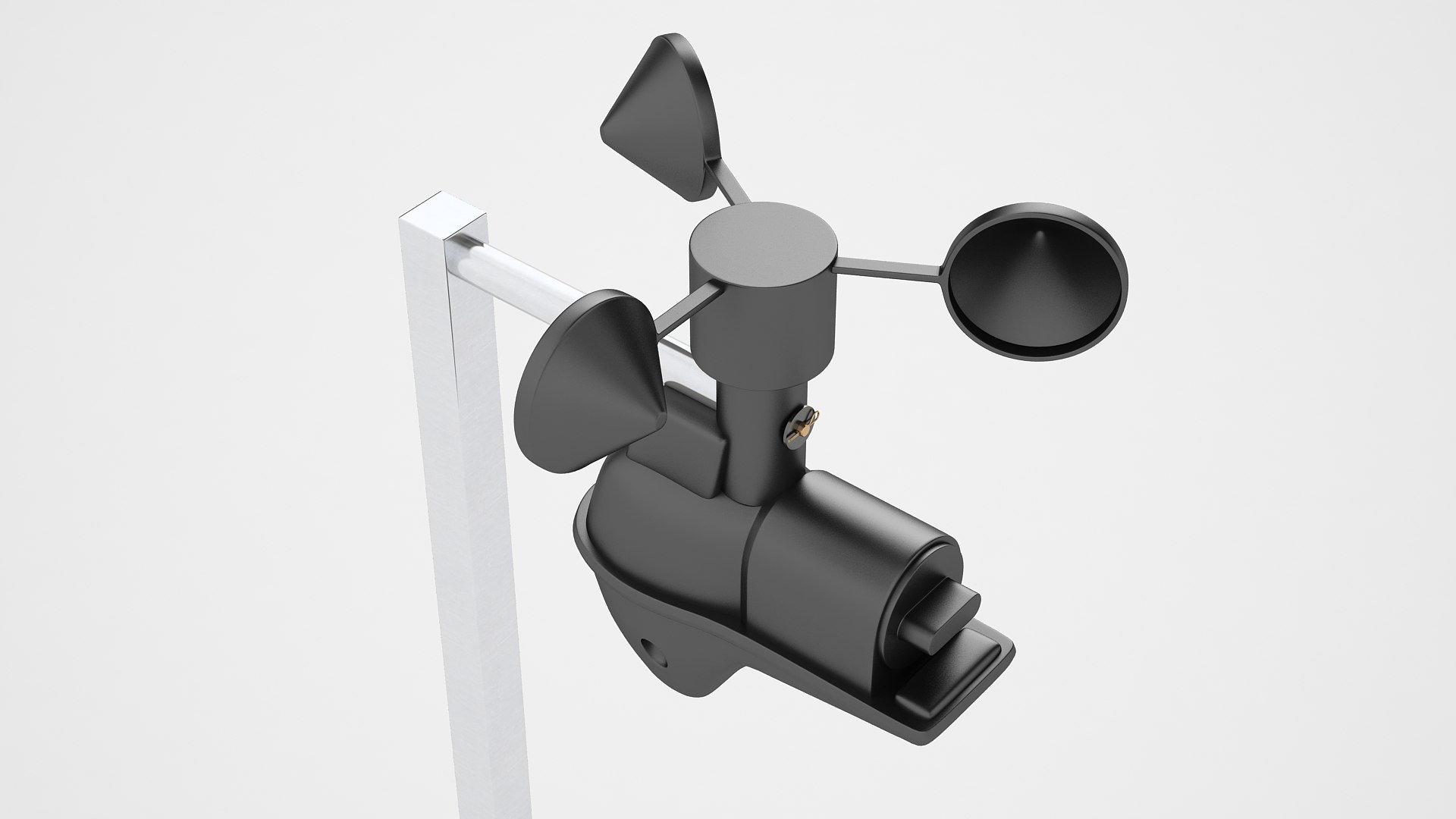 Wireless Wind Speed Sensor 04 3D Model - TurboSquid 1726380