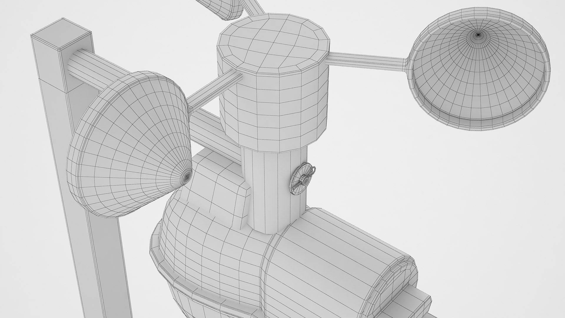 Wireless Wind Speed Sensor 04 3D Model - TurboSquid 1726380