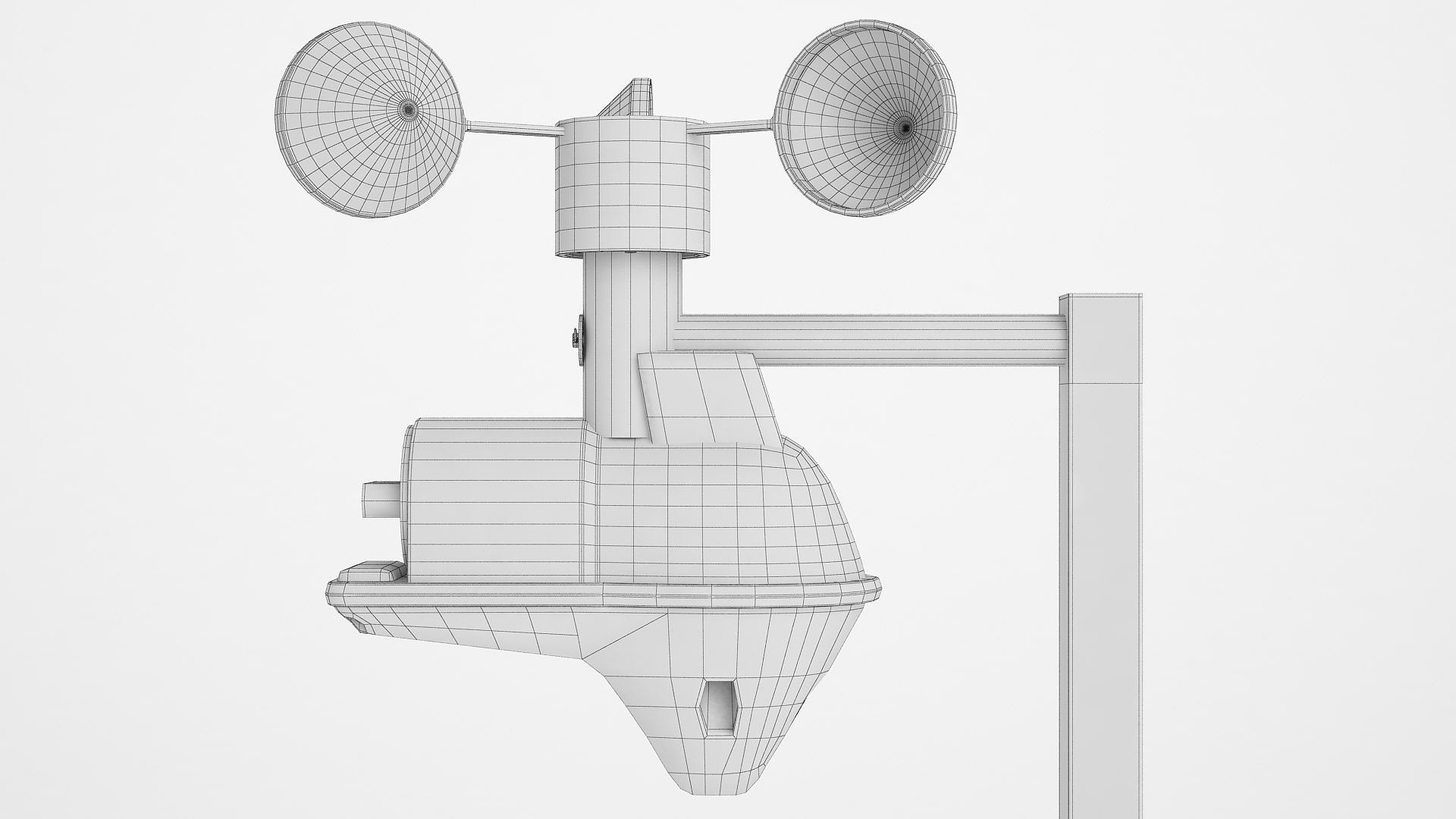 Wireless Wind Speed Sensor 04 3D Model - TurboSquid 1726380