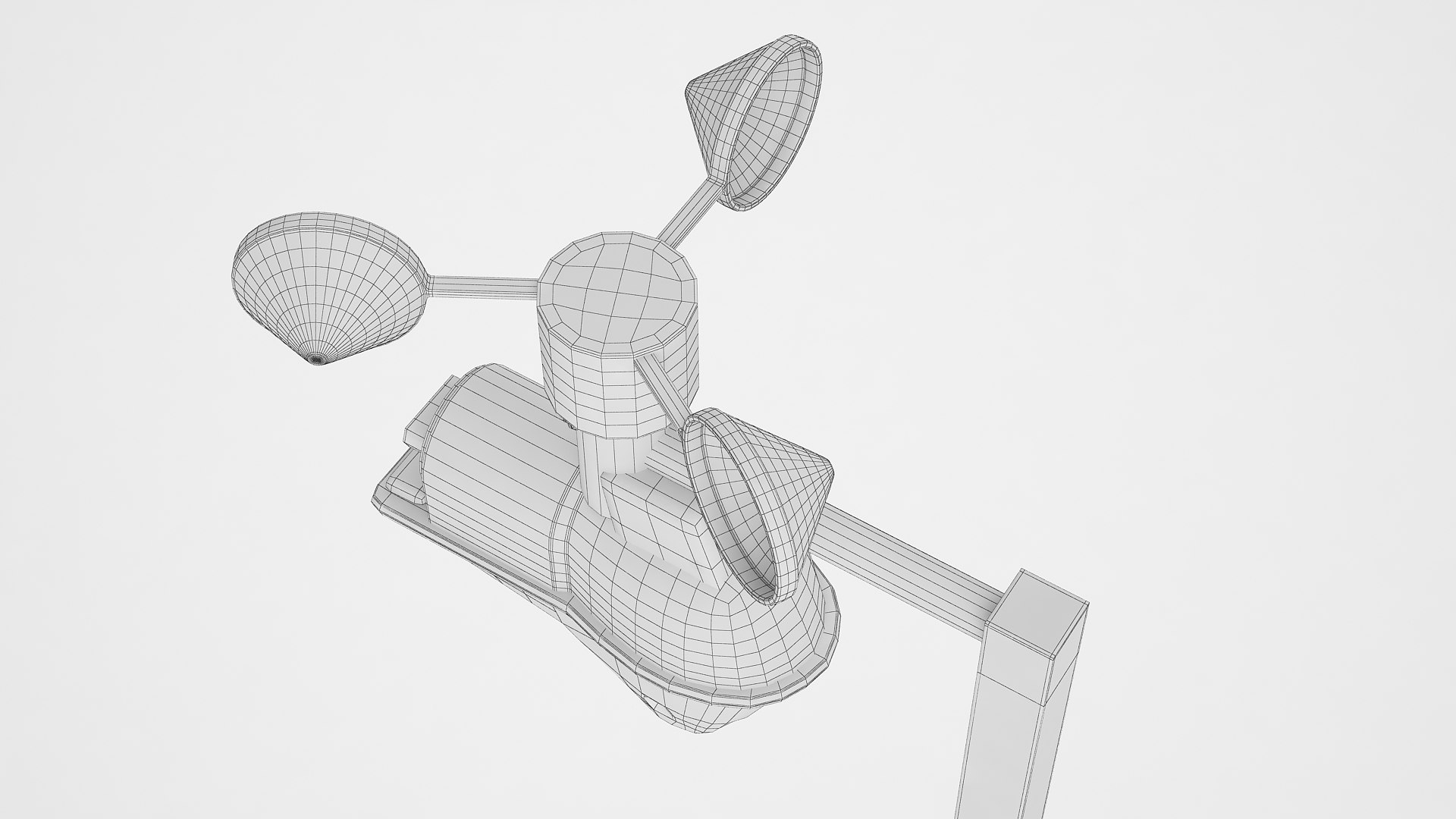 Wireless Wind Speed Sensor 04 3D Model - TurboSquid 1726380