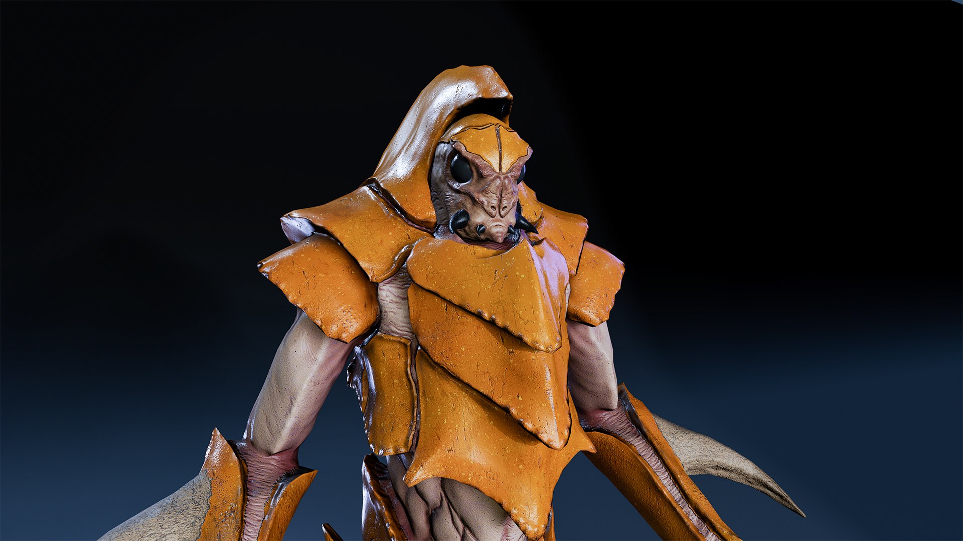 3D Model Insect Creature 2 - TurboSquid 2383223