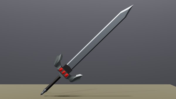 3D model sword magic for low-poly games - TurboSquid 2043719
