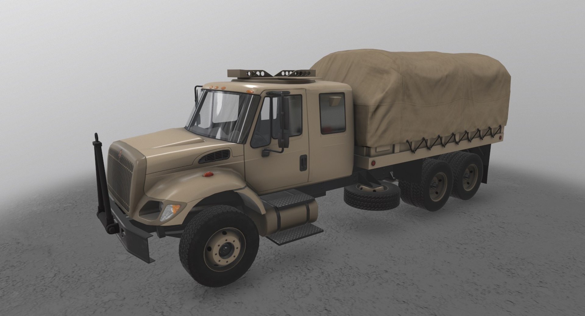 3D Model Navistar Military Truck Car Vehicle - TurboSquid 1543448