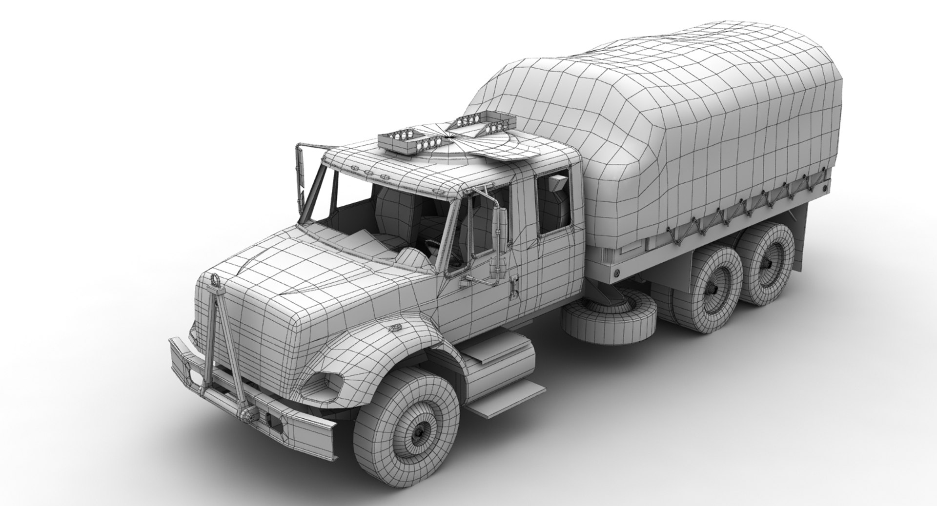 3D Model Navistar Military Truck Car Vehicle - TurboSquid 1543448