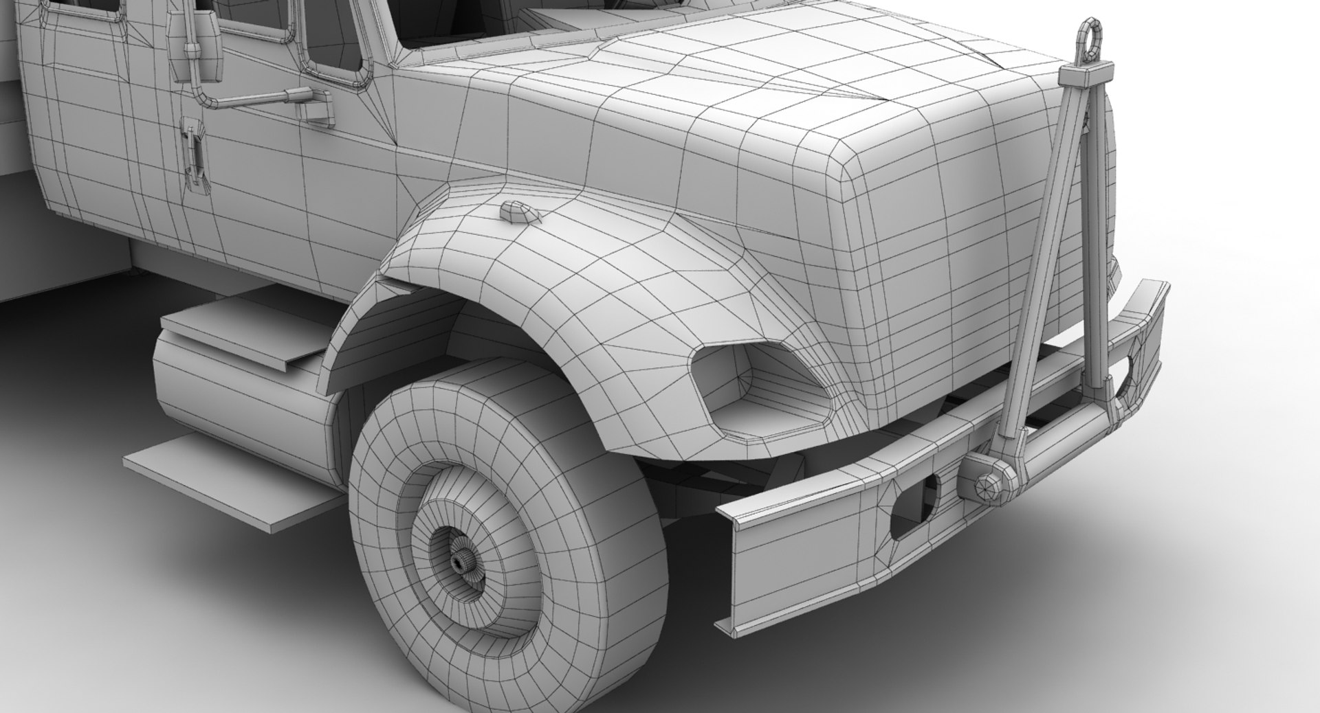 3D Model Navistar Military Truck Car Vehicle - TurboSquid 1543448