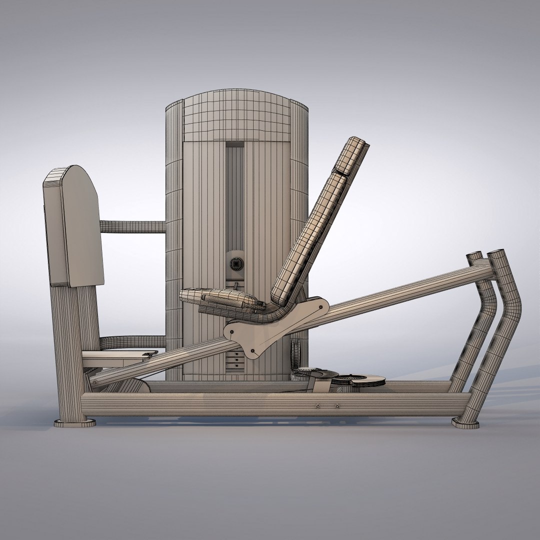 3d Leg Press Machine Model