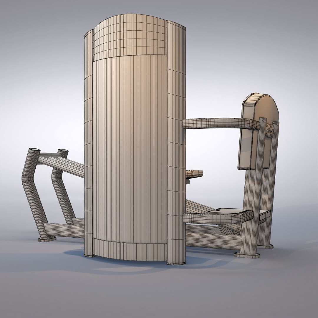 3d Leg Press Machine Model