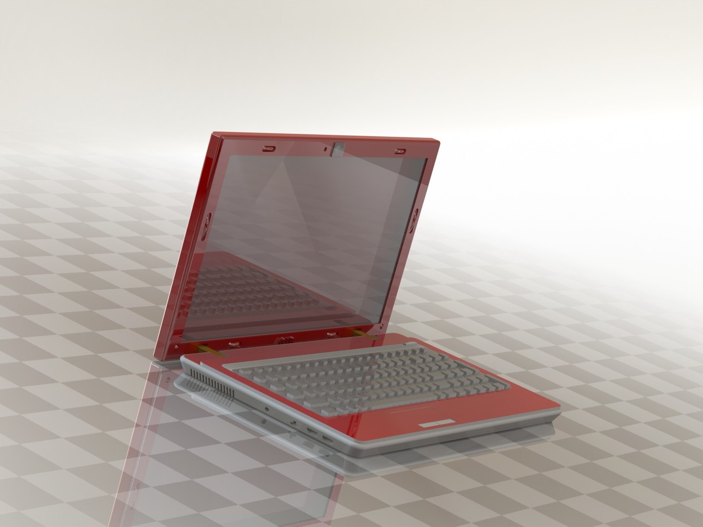 laptop 3d model