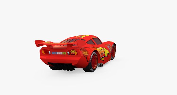 modelo 3d Rayo Mcqueen Low Poly - TurboSquid 1234102