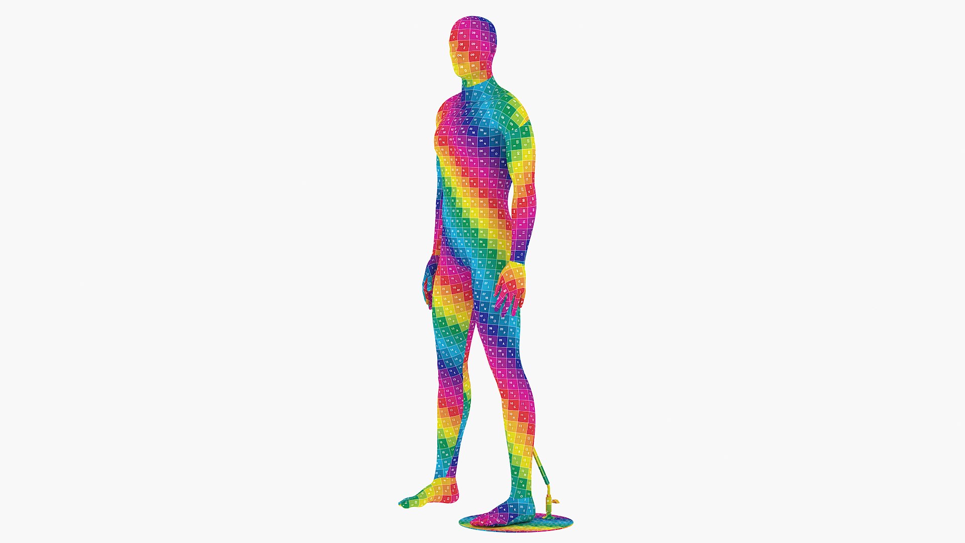 Male Mannequin Pose 01 3D Model - TurboSquid 2376171