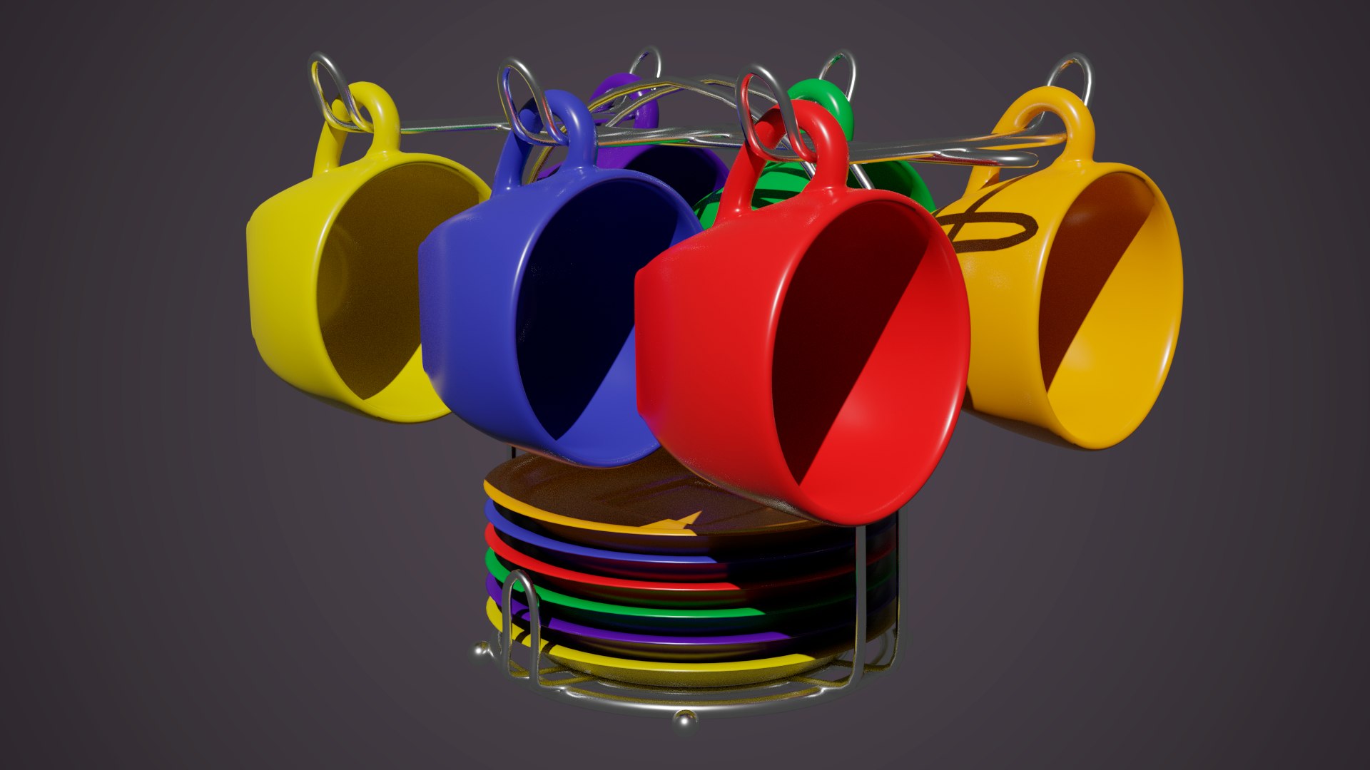 3D Coffee Stand Cup Model - TurboSquid 1664095