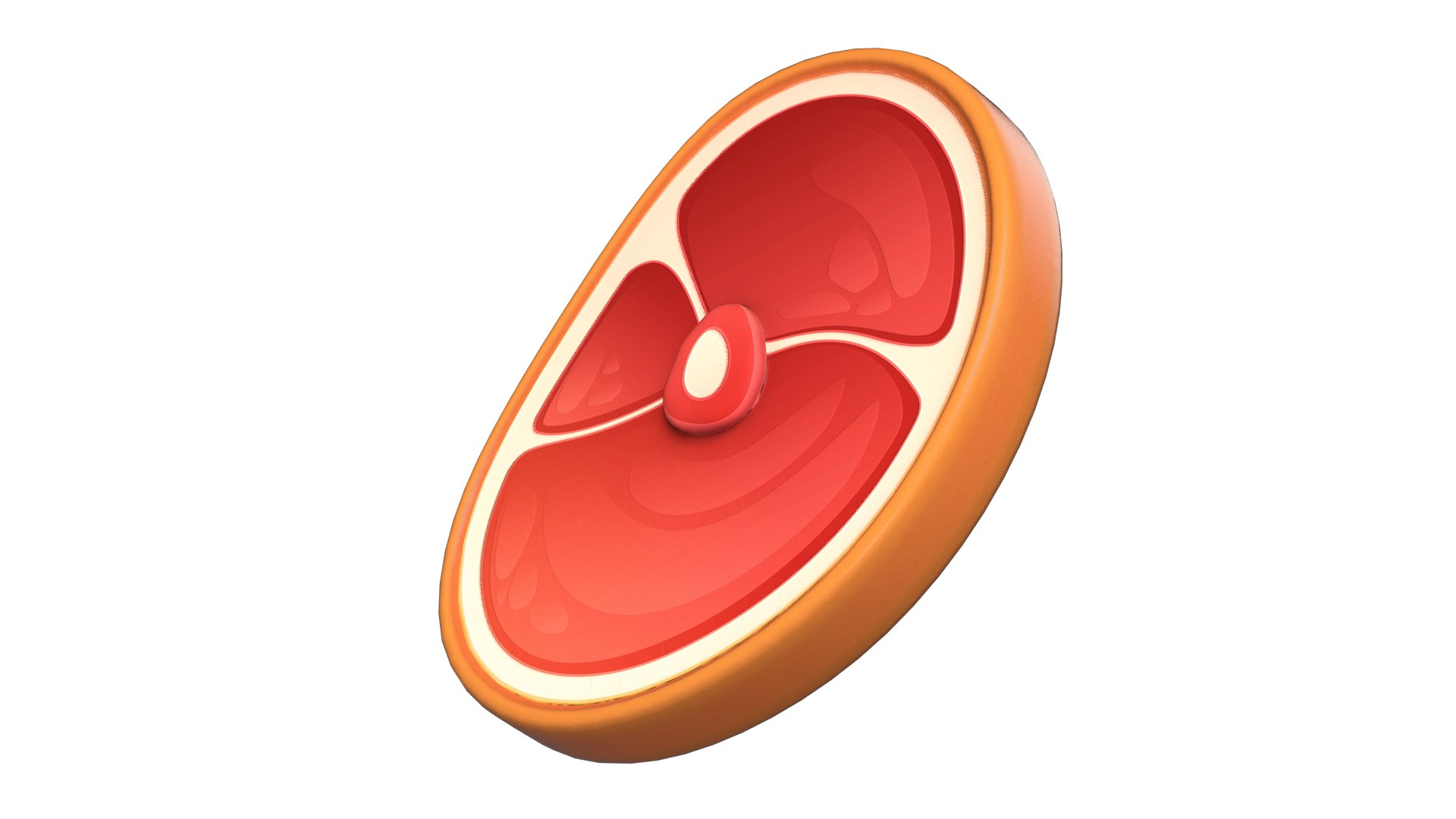 3D Cartoon Meat Model - TurboSquid 2077390