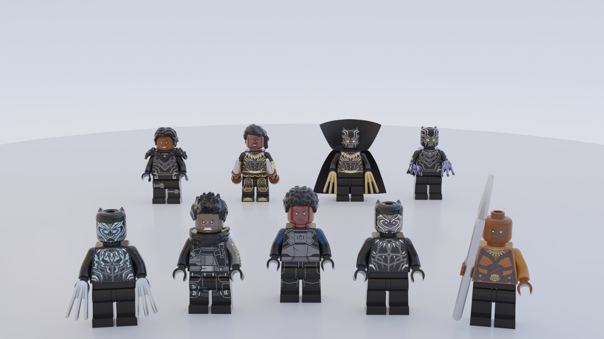 Lego Black Panther Set 3D Model - TurboSquid 1986651