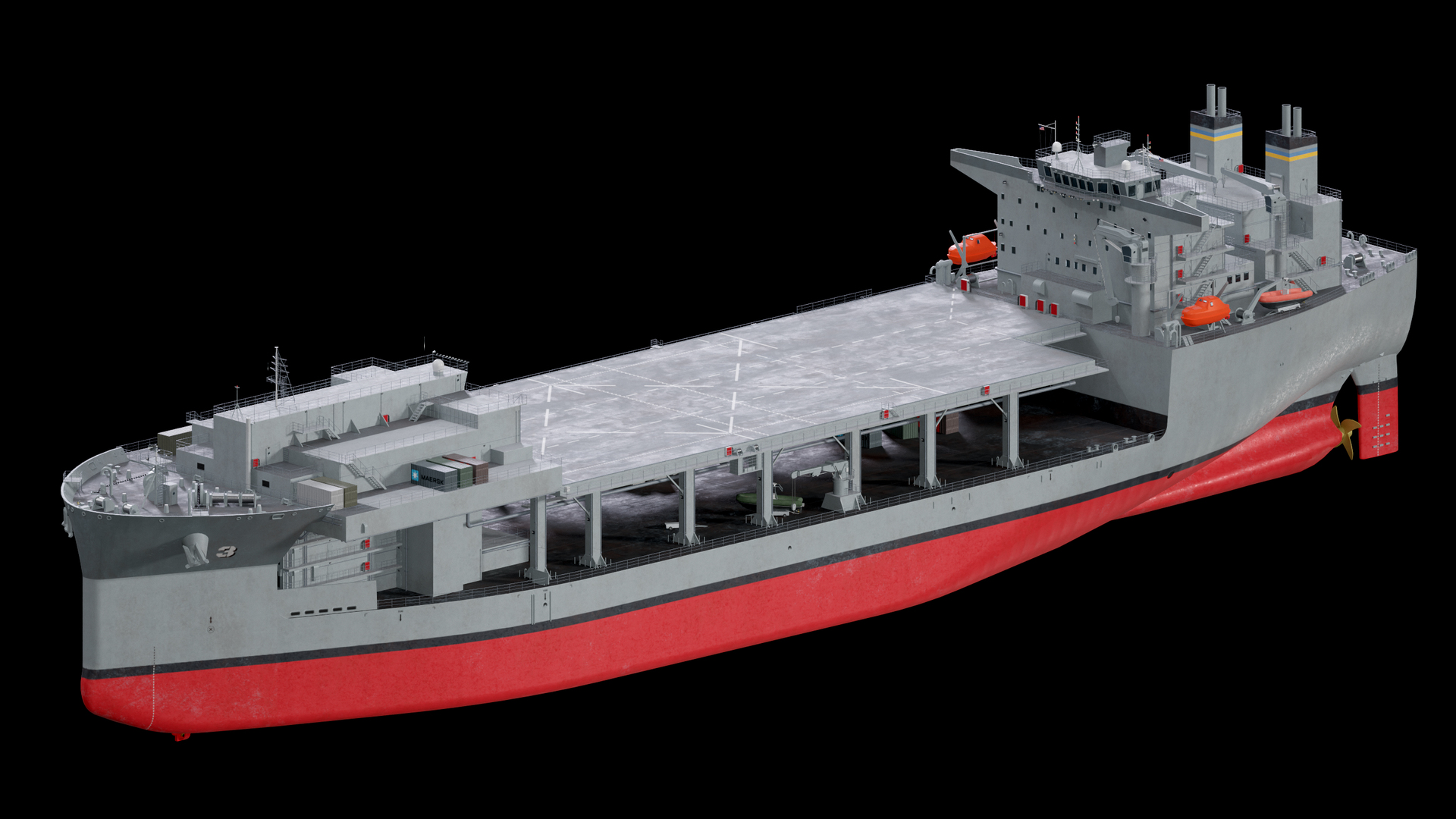 USS Lewis B Puller 3D model - TurboSquid 1856333