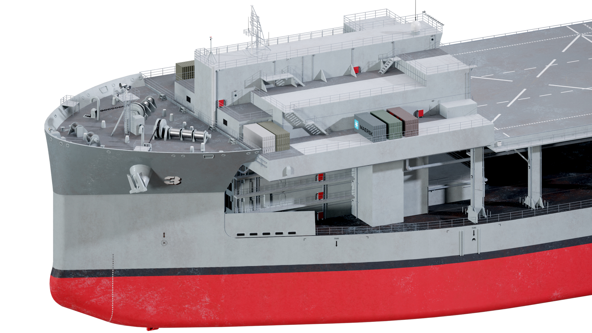 USS Lewis B Puller 3D model - TurboSquid 1856333