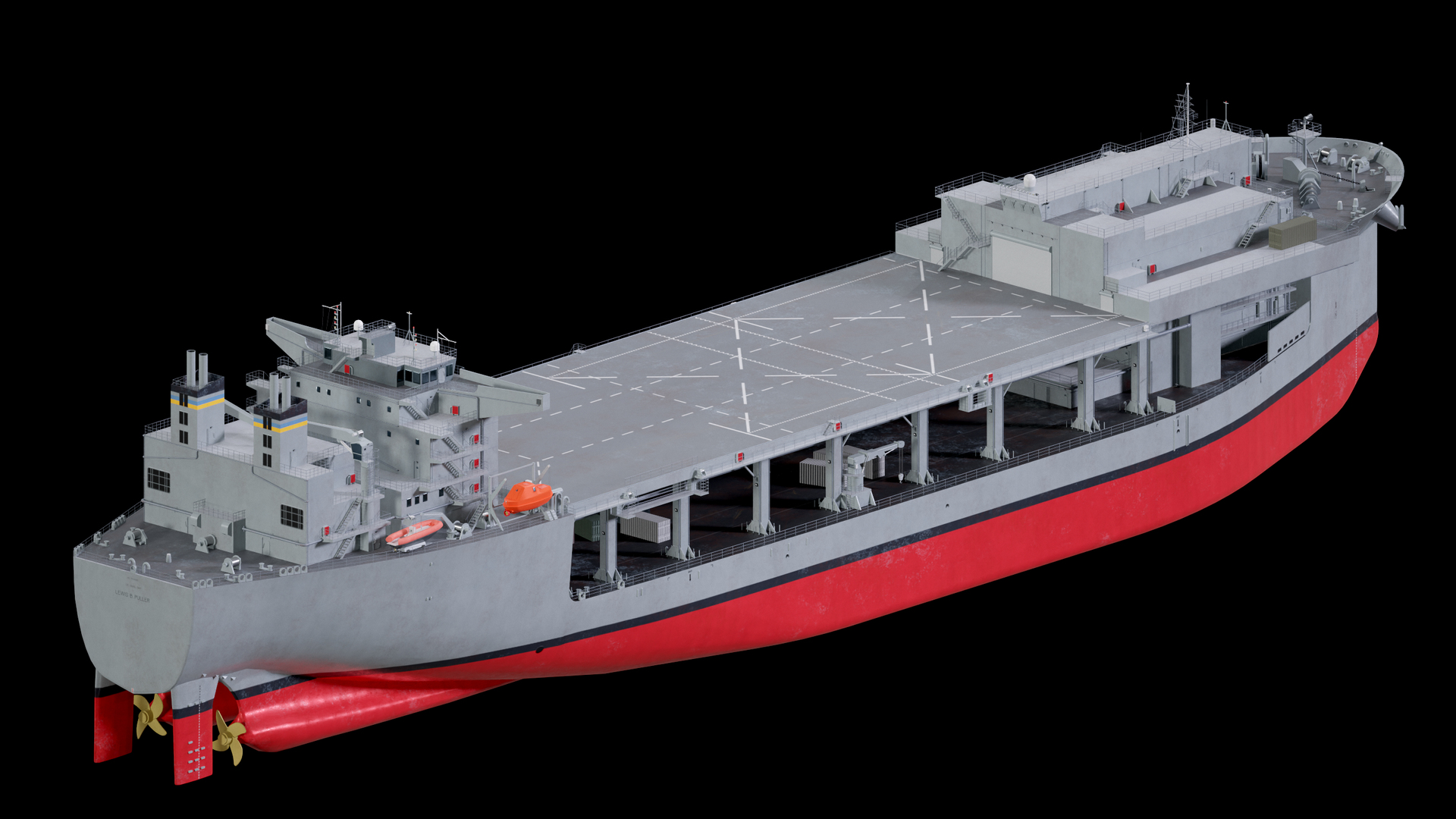 USS Lewis B Puller 3D model - TurboSquid 1856333