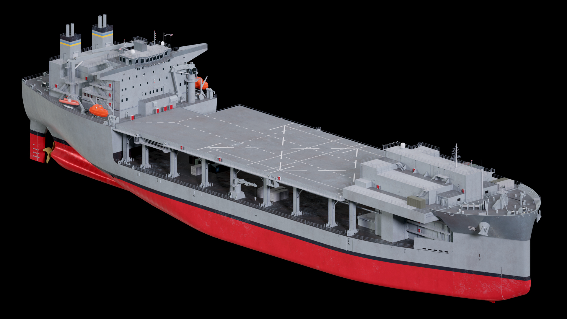 USS Lewis B Puller 3D model - TurboSquid 1856333