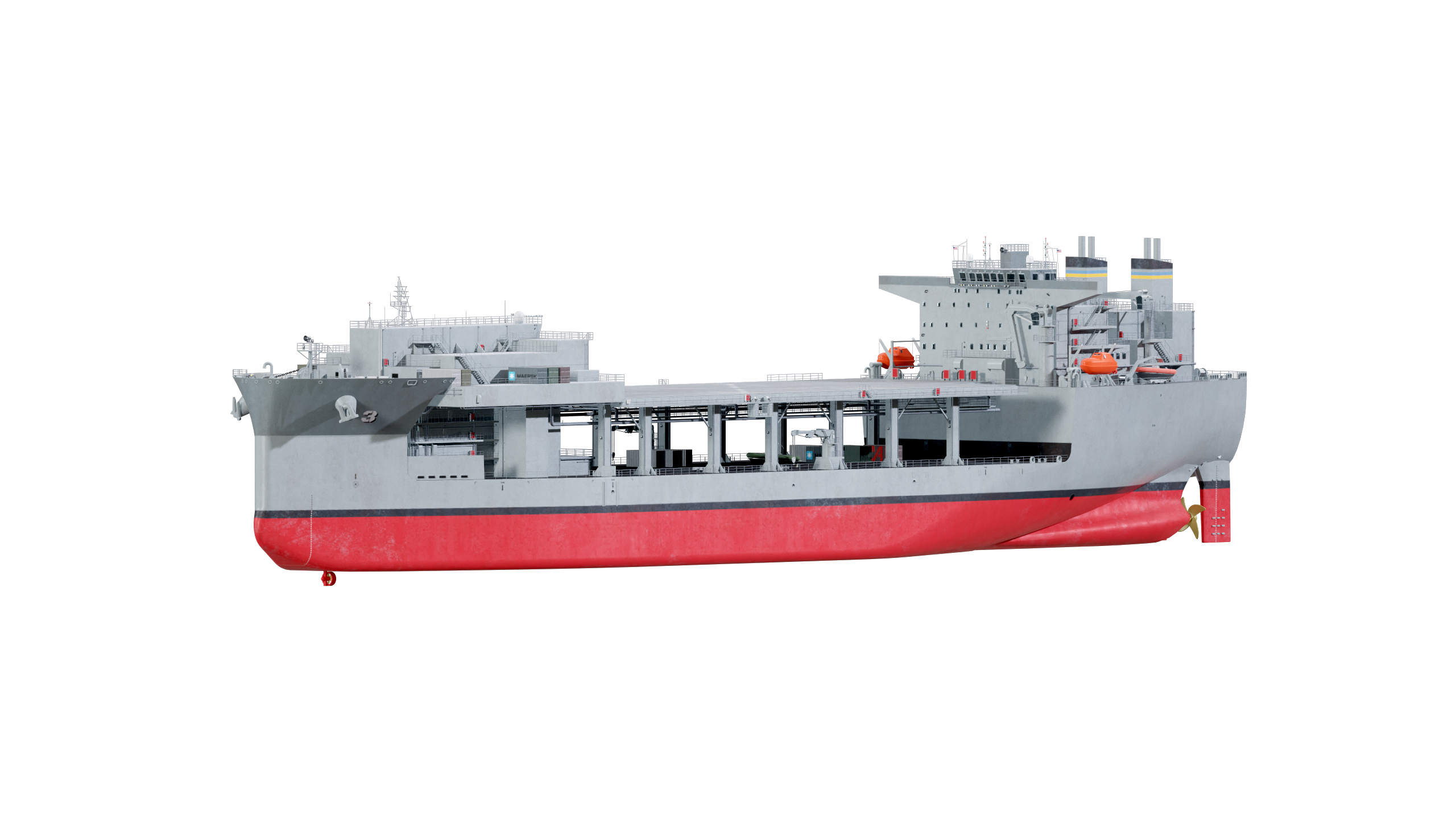 USS Lewis B Puller 3D model - TurboSquid 1856333