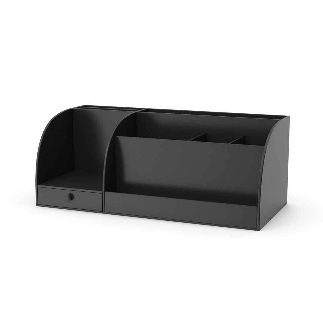 3D Office Desk Organizer Model - TurboSquid 2004237