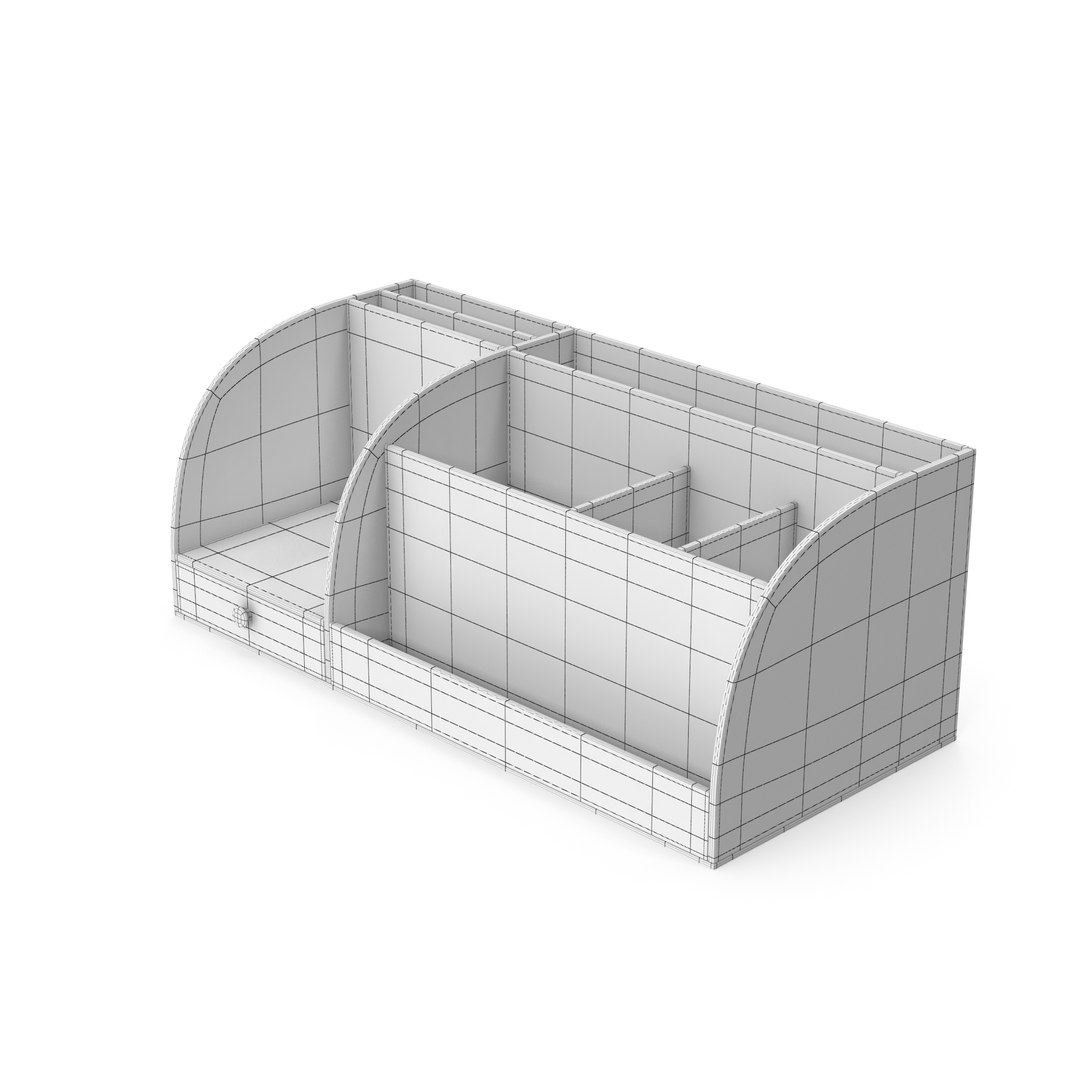 3D Office Desk Organizer Model - TurboSquid 2004237