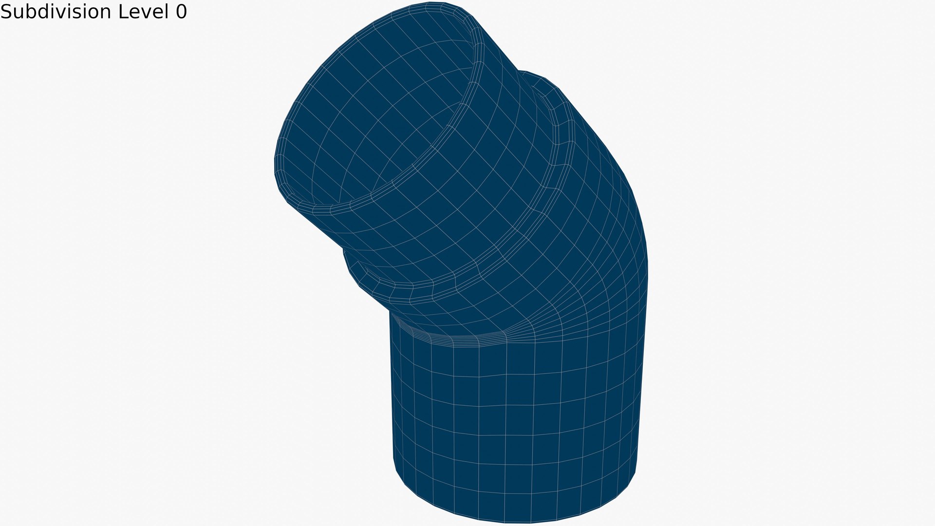 3D PVC Elbow 45 Female X Spigot Model - TurboSquid 2093828