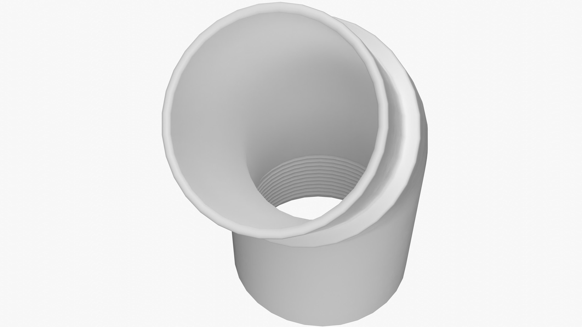 3D PVC Elbow 45 Female X Spigot Model - TurboSquid 2093828