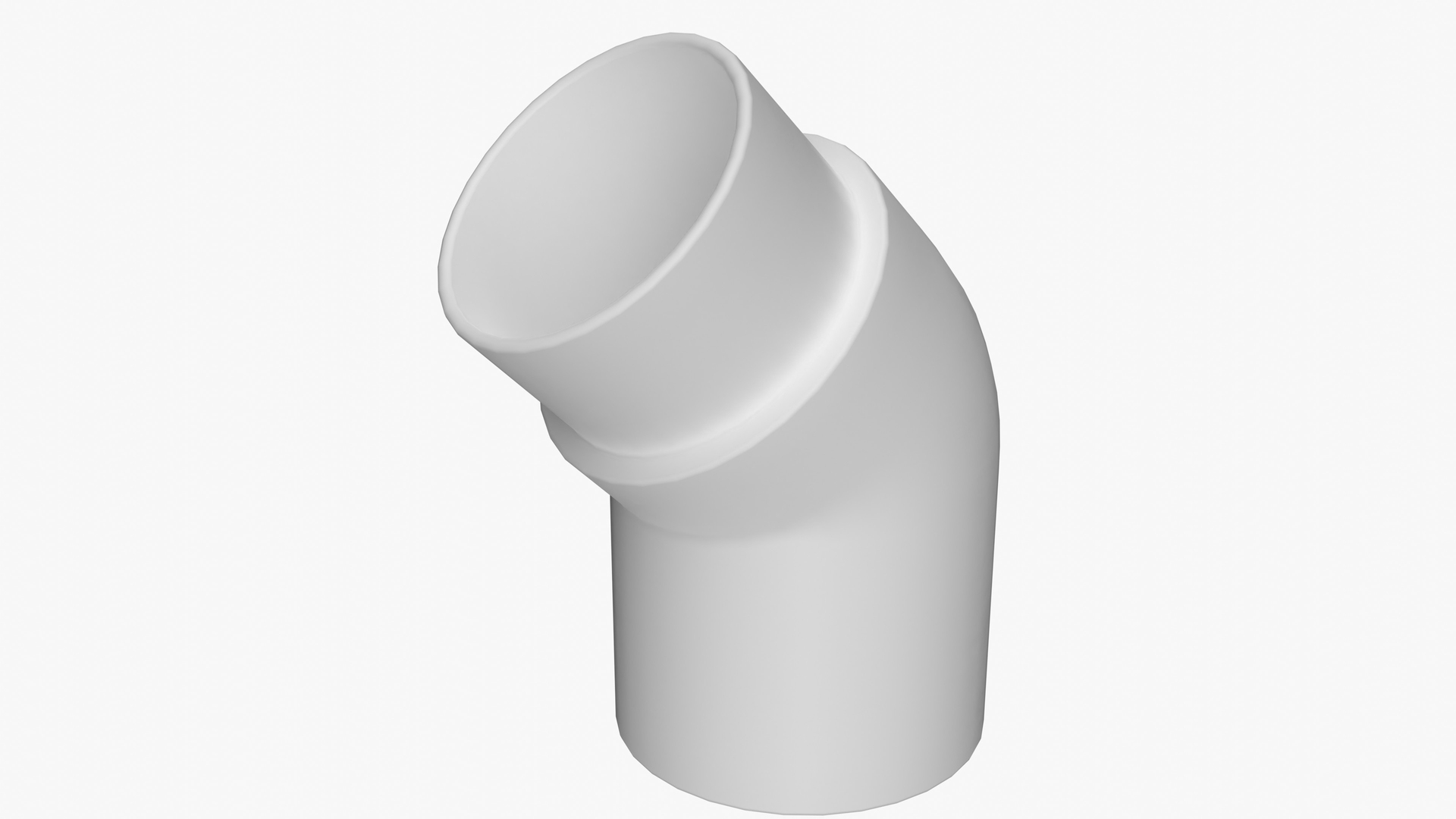3D PVC Elbow 45 Female X Spigot Model - TurboSquid 2093828
