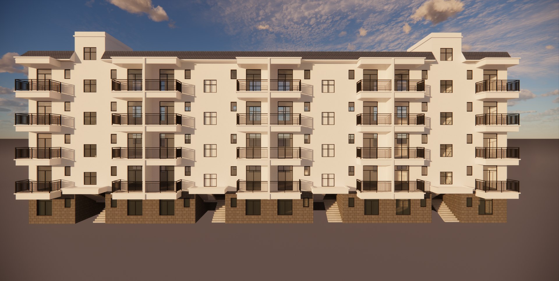 Office Building And Dormitory-A2 3D - TurboSquid 2098992