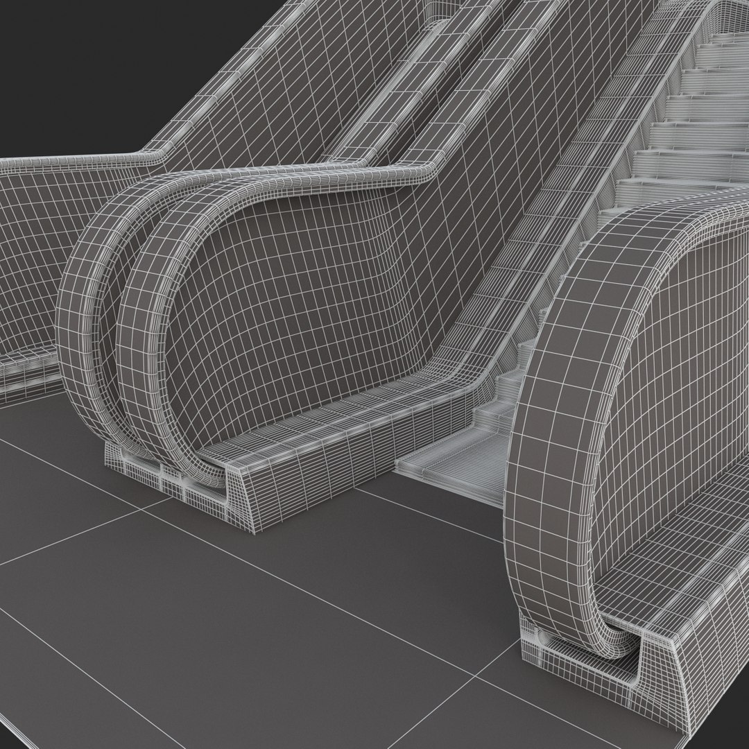3D Escalator - TurboSquid 1344961