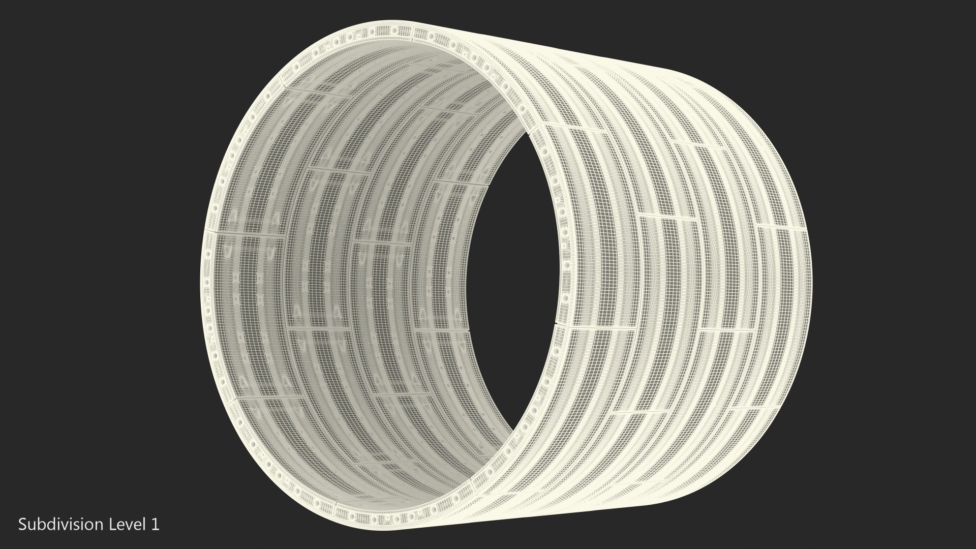 Concrete slab tunnel 3D model - TurboSquid 1436199