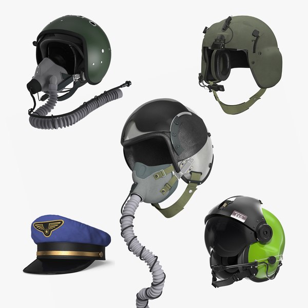 pilot hat 3d max