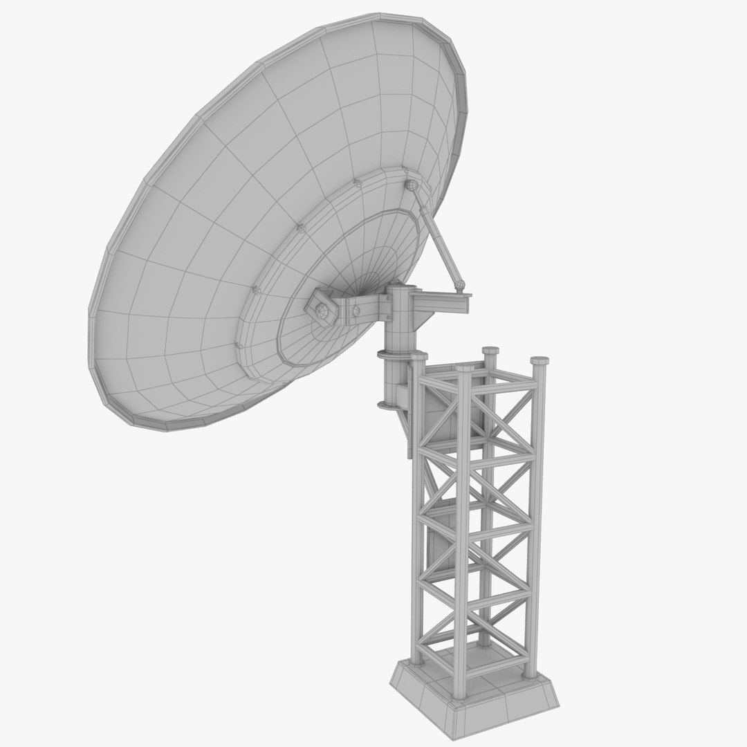 Satellite Dish 3D Model - TurboSquid 1202147