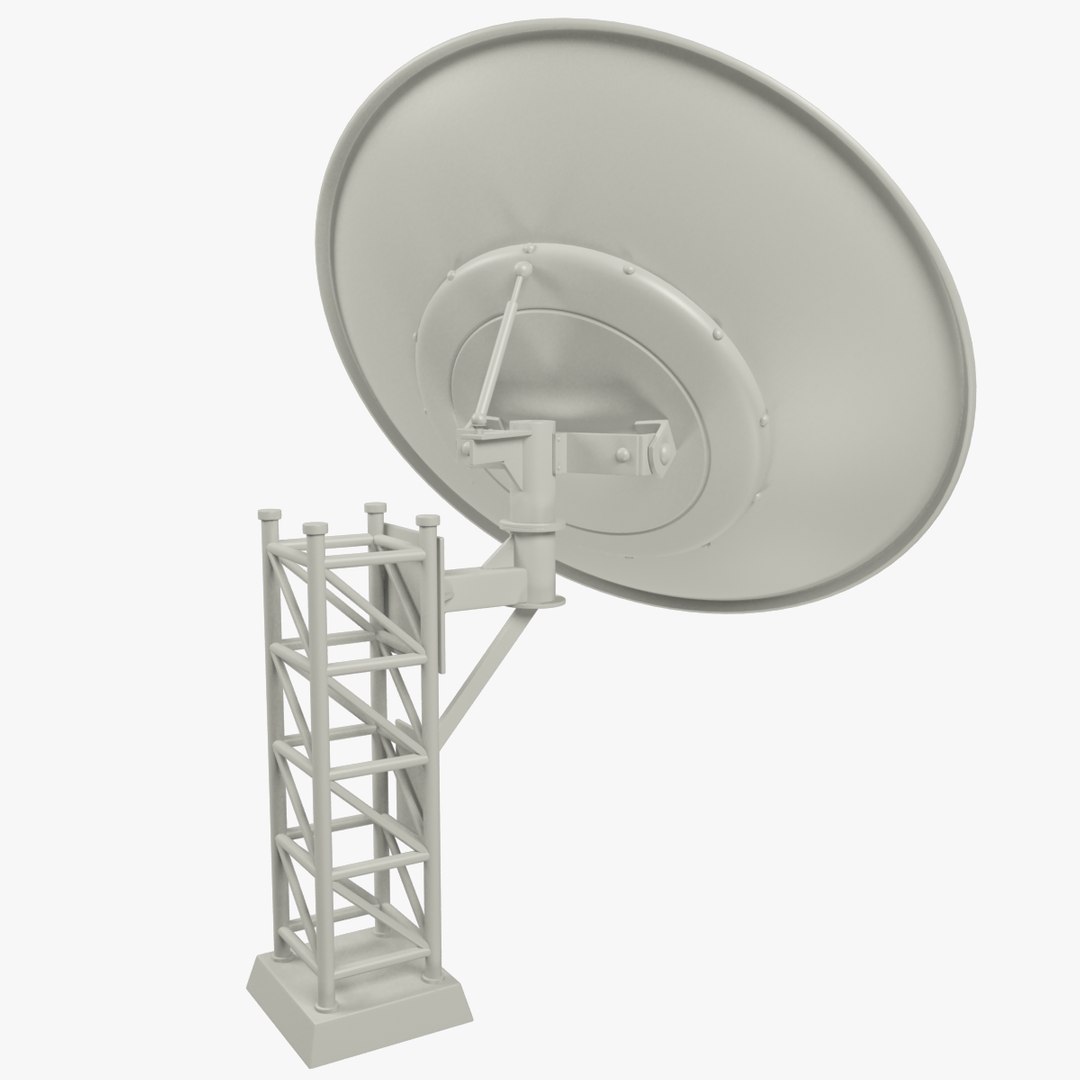 Satellite Dish 3D Model - TurboSquid 1202147