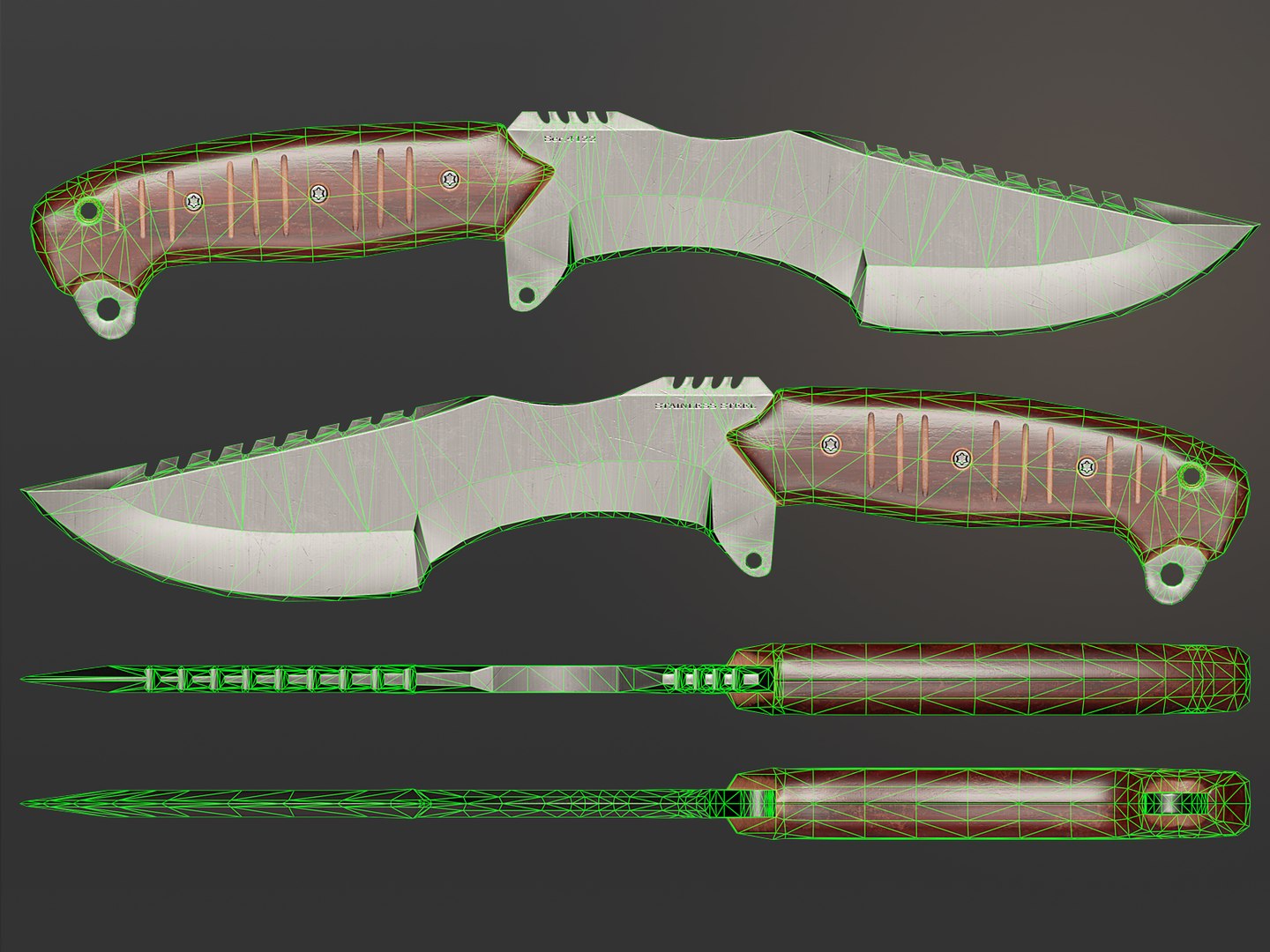 3D Tracker Knife Model - TurboSquid 1588741