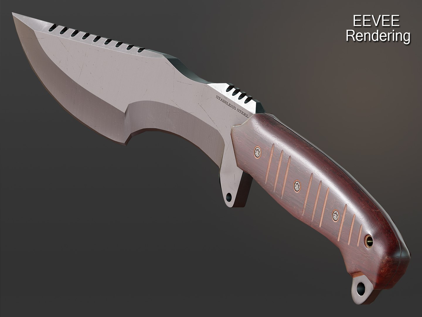 3D Tracker Knife Model - TurboSquid 1588741