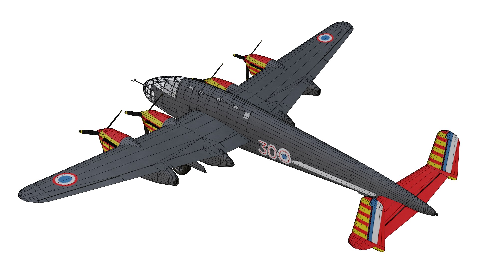 3D Breguet Plane Model - TurboSquid 2339934