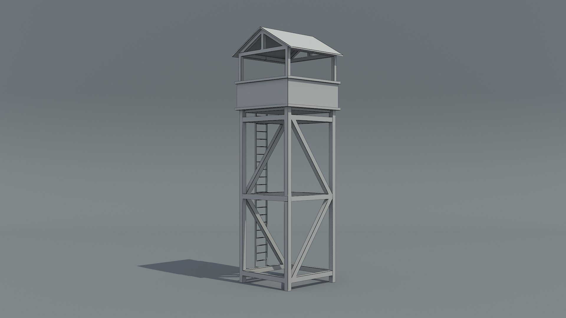 Guard Tower Model - TurboSquid 2032940