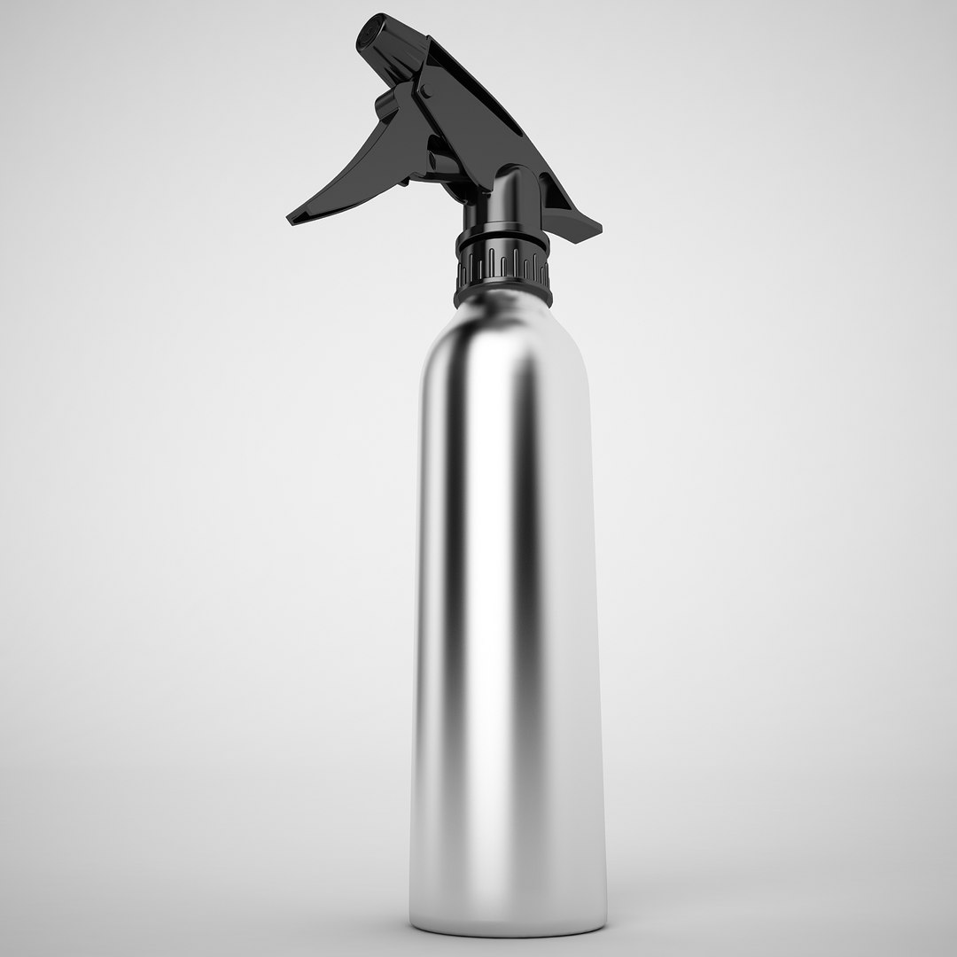 3d Model Aluminum Spray Bottle