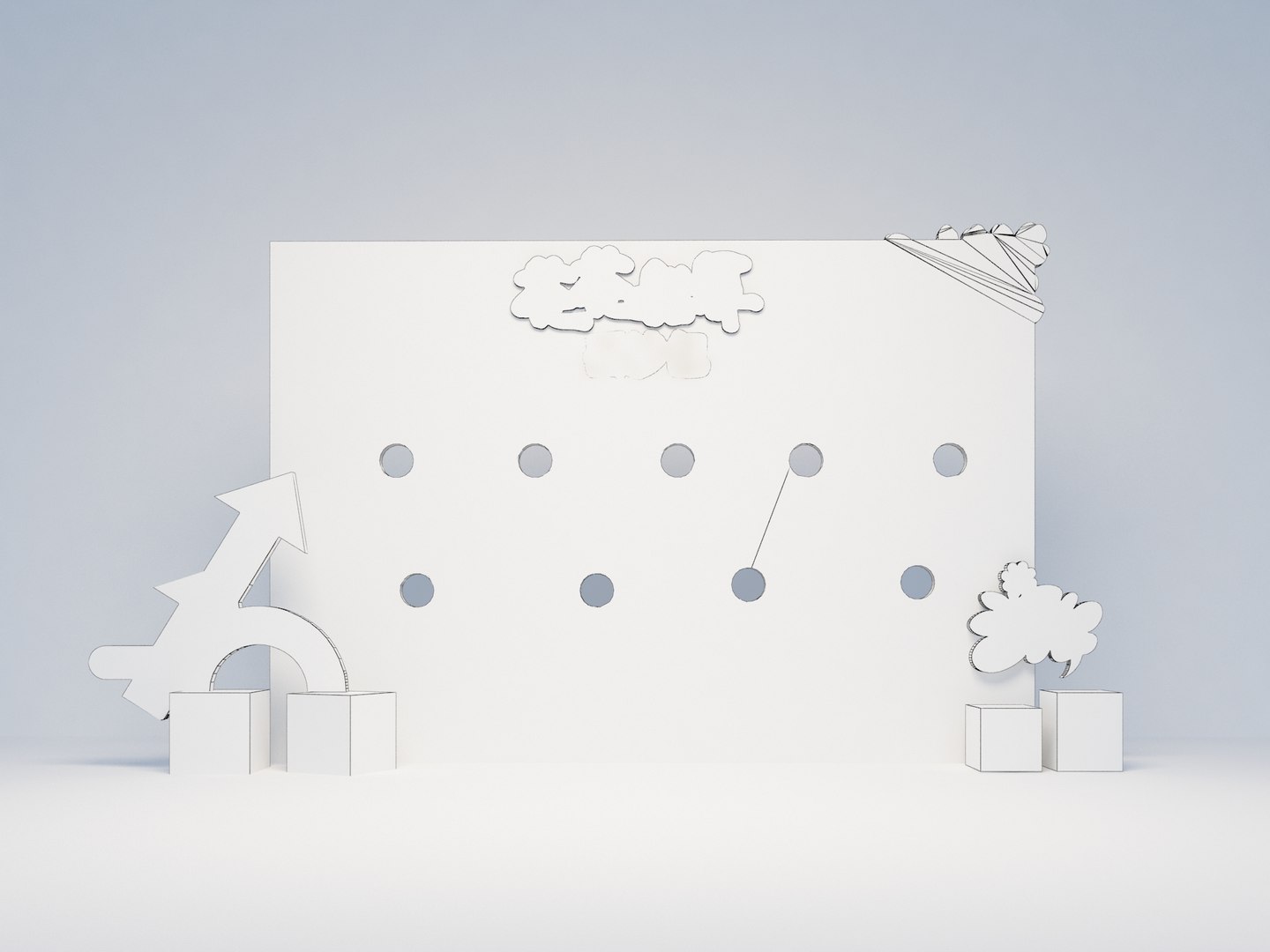 3D Park Display Mall Sandbag Throwing Game Layout - TurboSquid 2237809