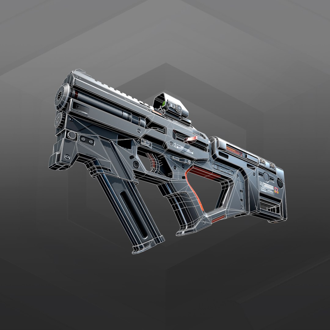 3D model sf machinegun - TurboSquid 1313055