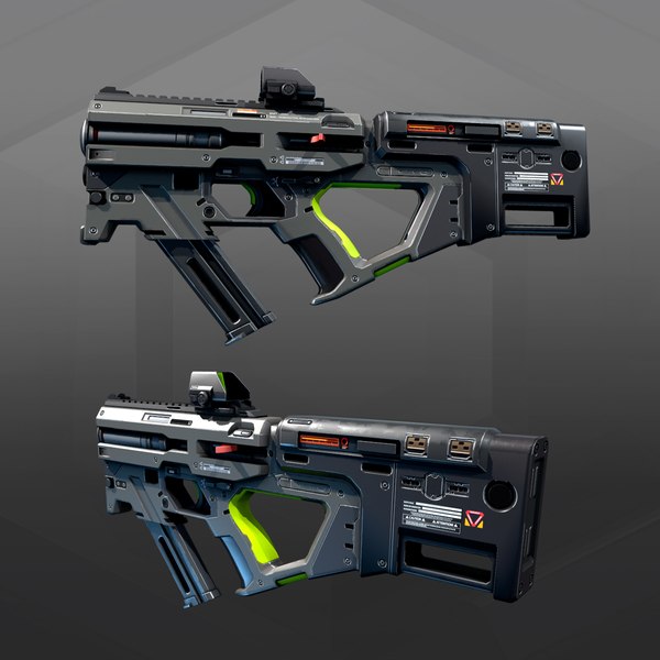 3D модель SF Compact MachineGun AK4 - TurboSquid 1313055