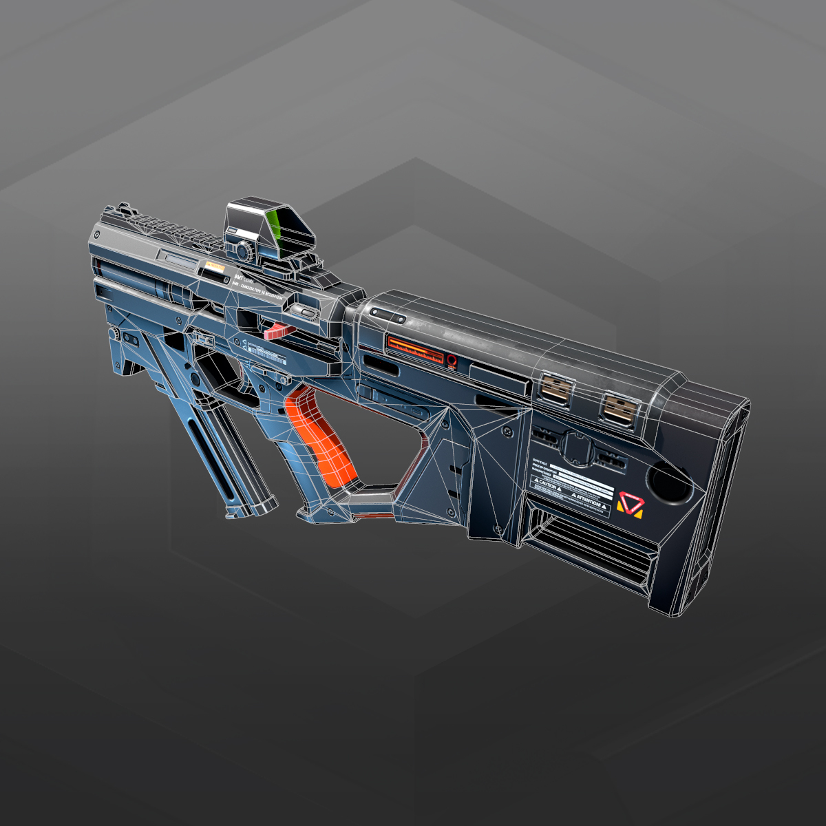 3D модель SF Compact MachineGun AK4 - TurboSquid 1313055