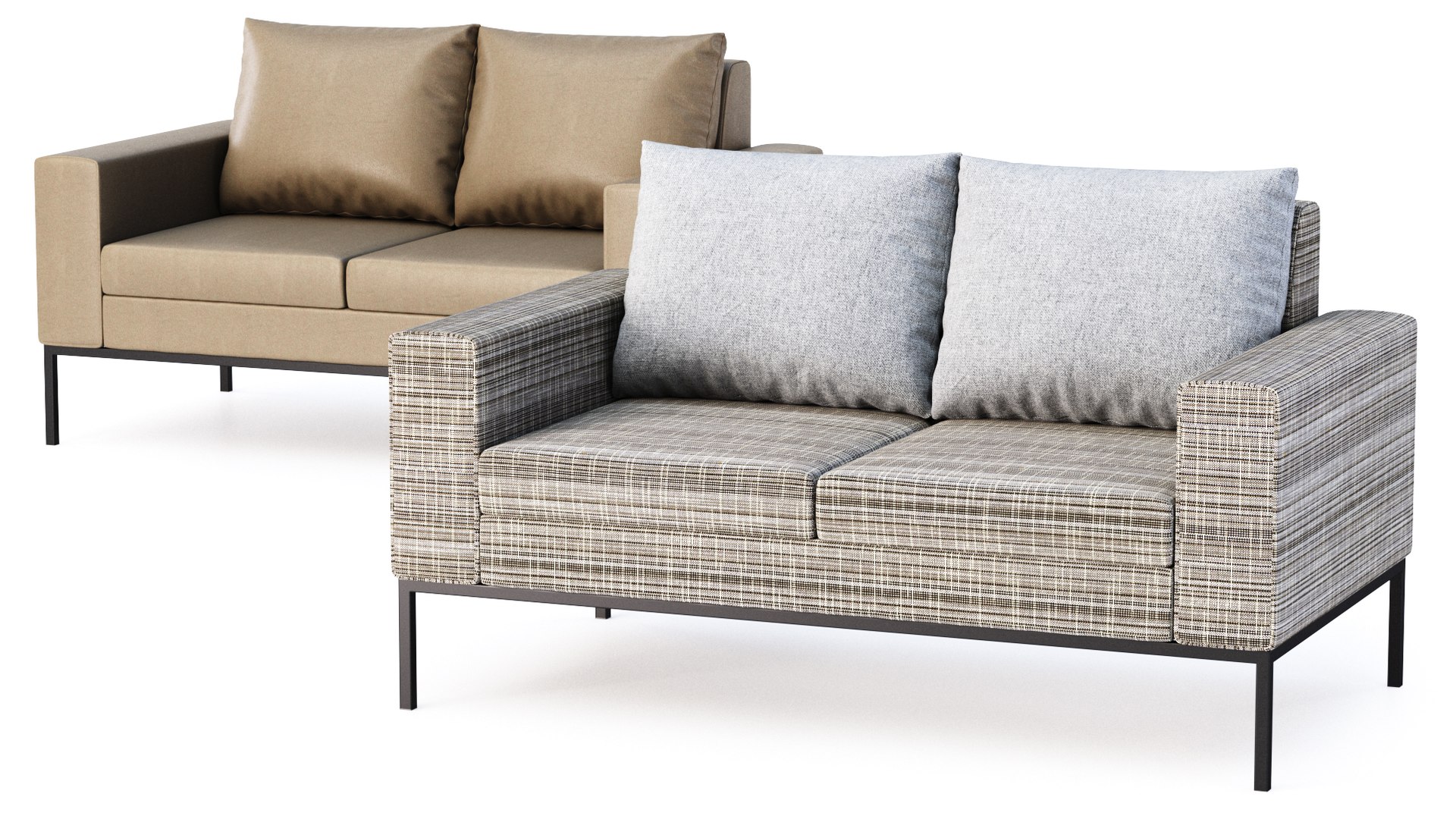 HBF Max Lounge Sofa 3D - TurboSquid 2023057