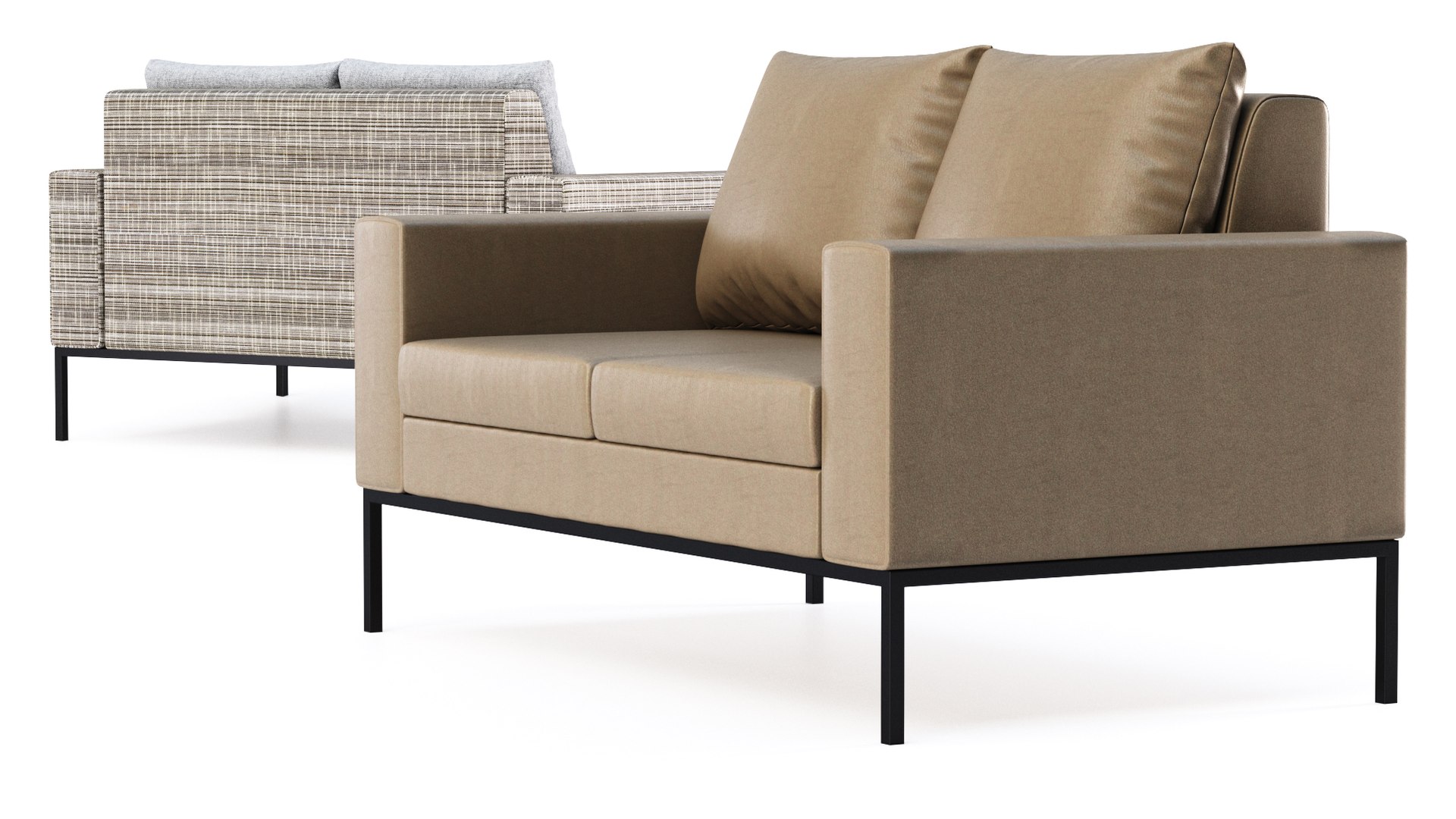 HBF Max Lounge Sofa 3D - TurboSquid 2023057