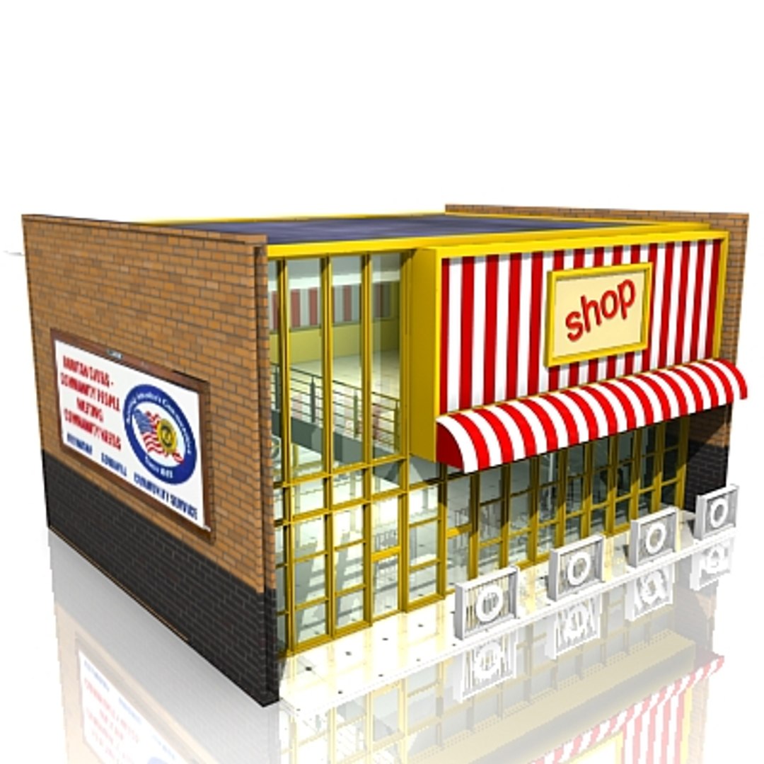 3ds max retail shop